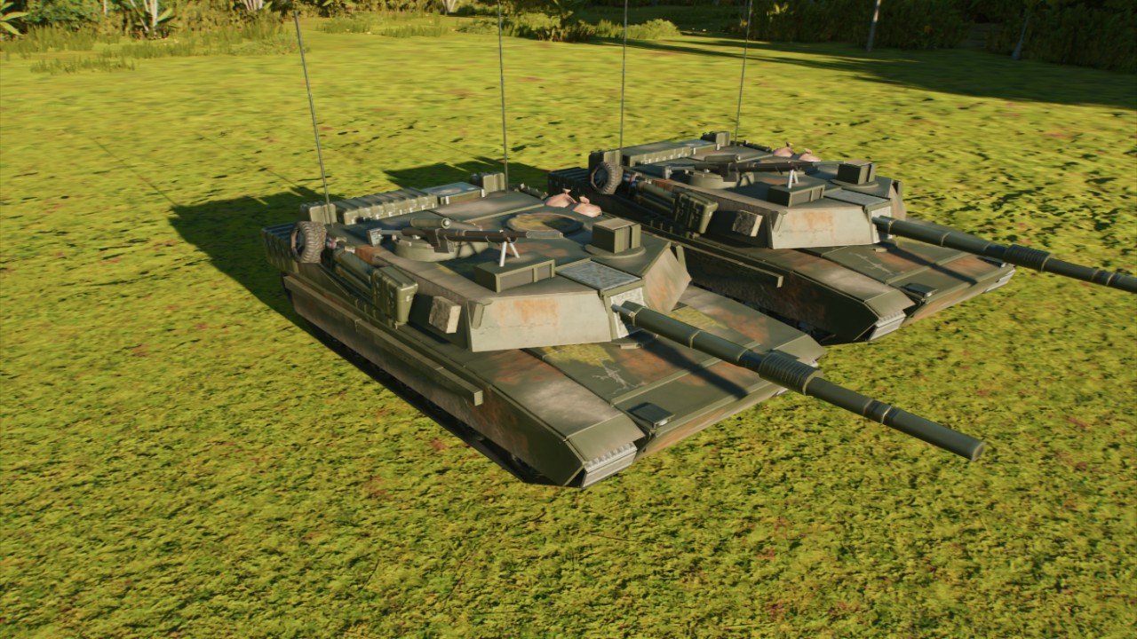 Abandoned M1A2 Abrams Tank V2 - Workshop - Jurassic World Evolution 3