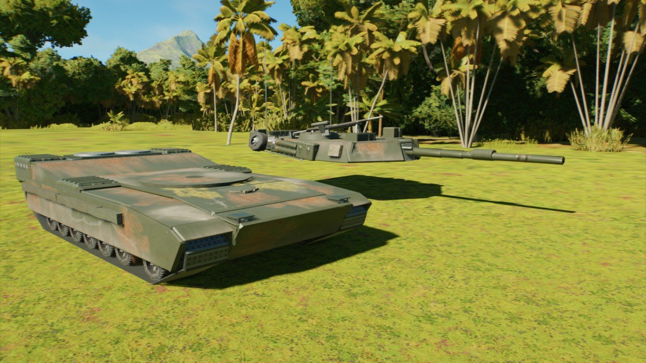 Abandoned M1A2 Abrams Tank Turret - Workshop - Jurassic World Evolution 3
