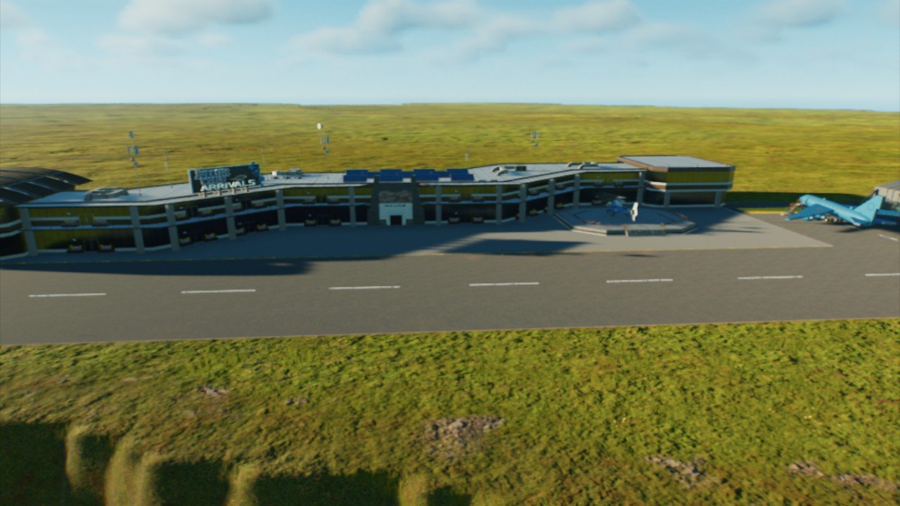 Jurassic World Airport / Entrance / Arrival WIP - Workshop - Jurassic World Evolution 3