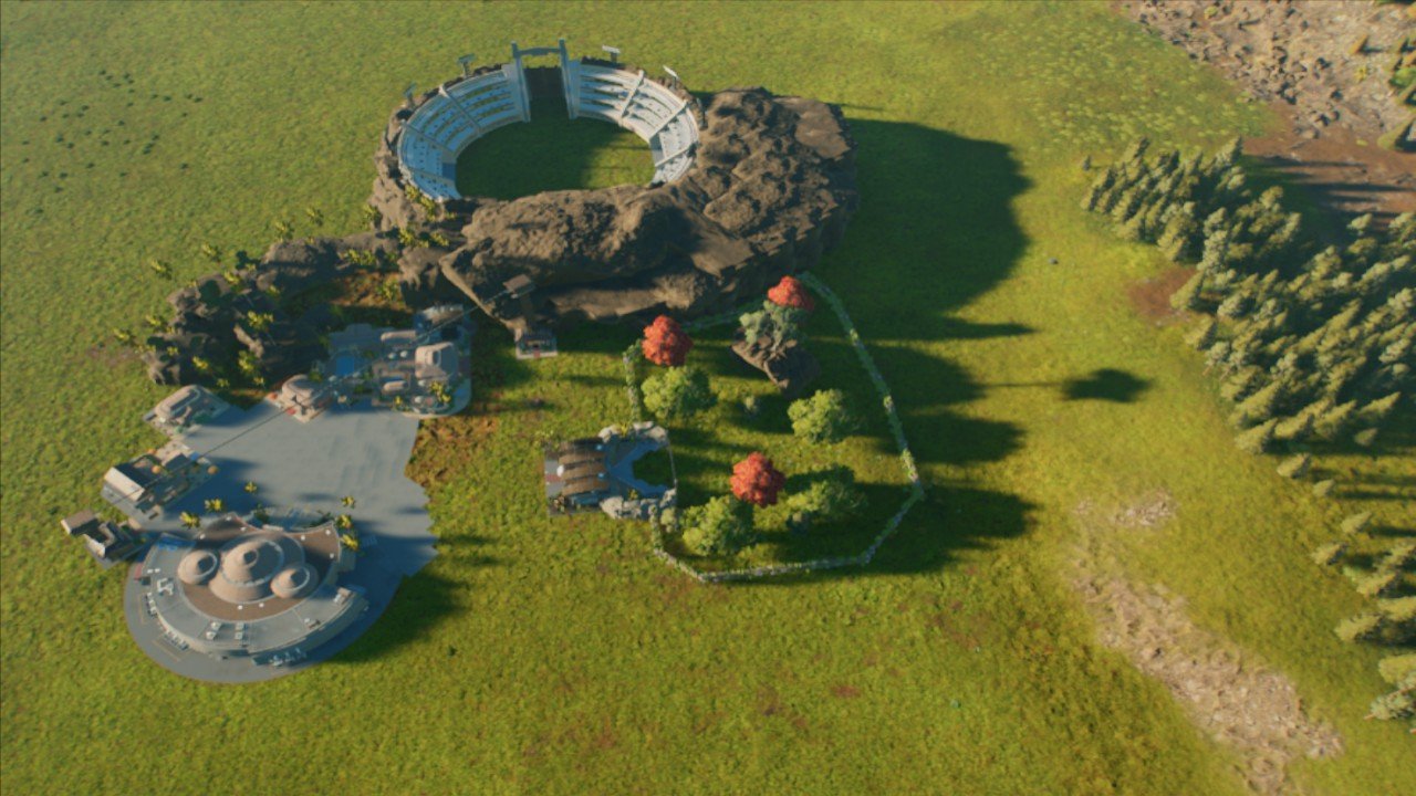Dino arena for huge section to park [jurassic park section - Workshop ...