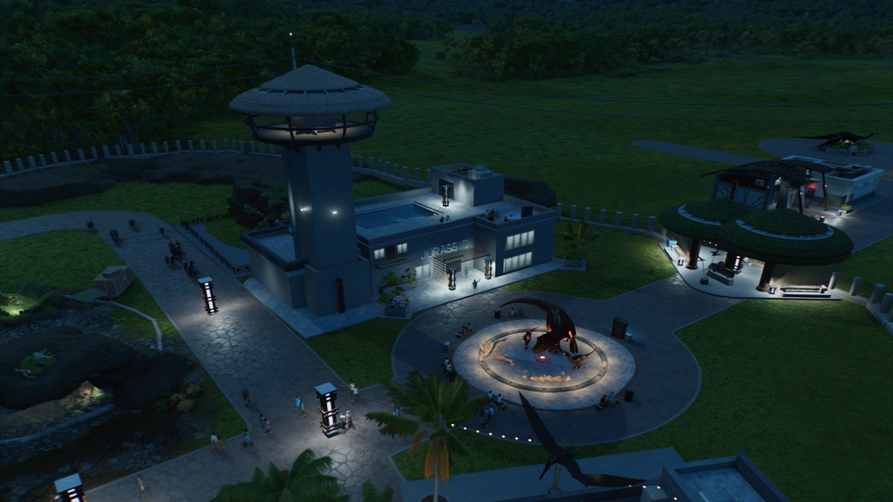Jurassic hotel - Jurassic World Evolution 3 creation - Frontier Workshop