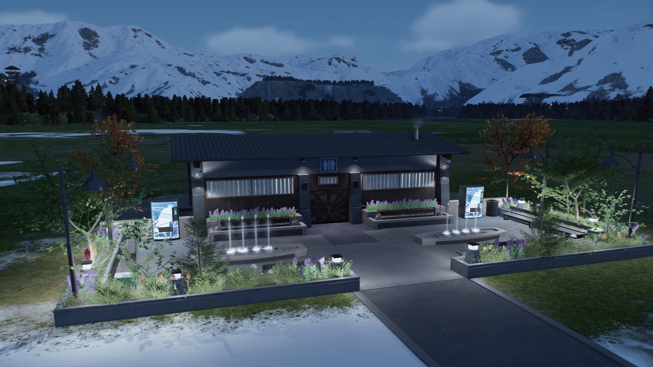 decorated restroom - Workshop - Jurassic World Evolution 3