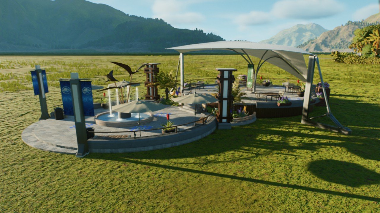 Shady Guest Viewing Platform and Seating - Workshop - Jurassic World ...