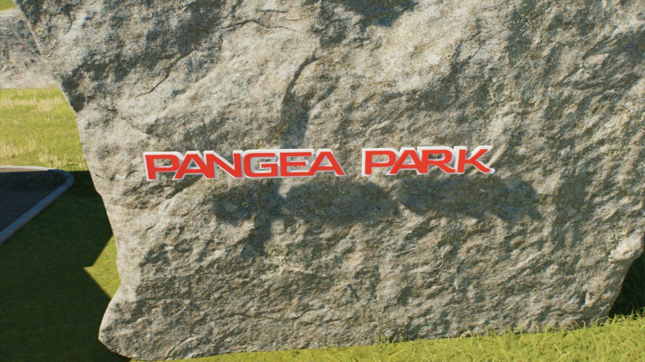 Pangea Park Sign - Workshop - Jurassic World Evolution 3