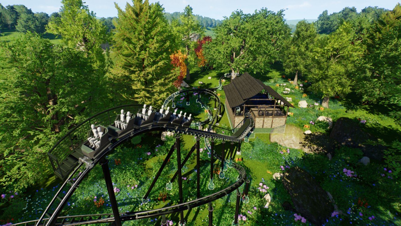 Vekoma Family Coaster - Planet Coaster 2 creation - Frontier Workshop