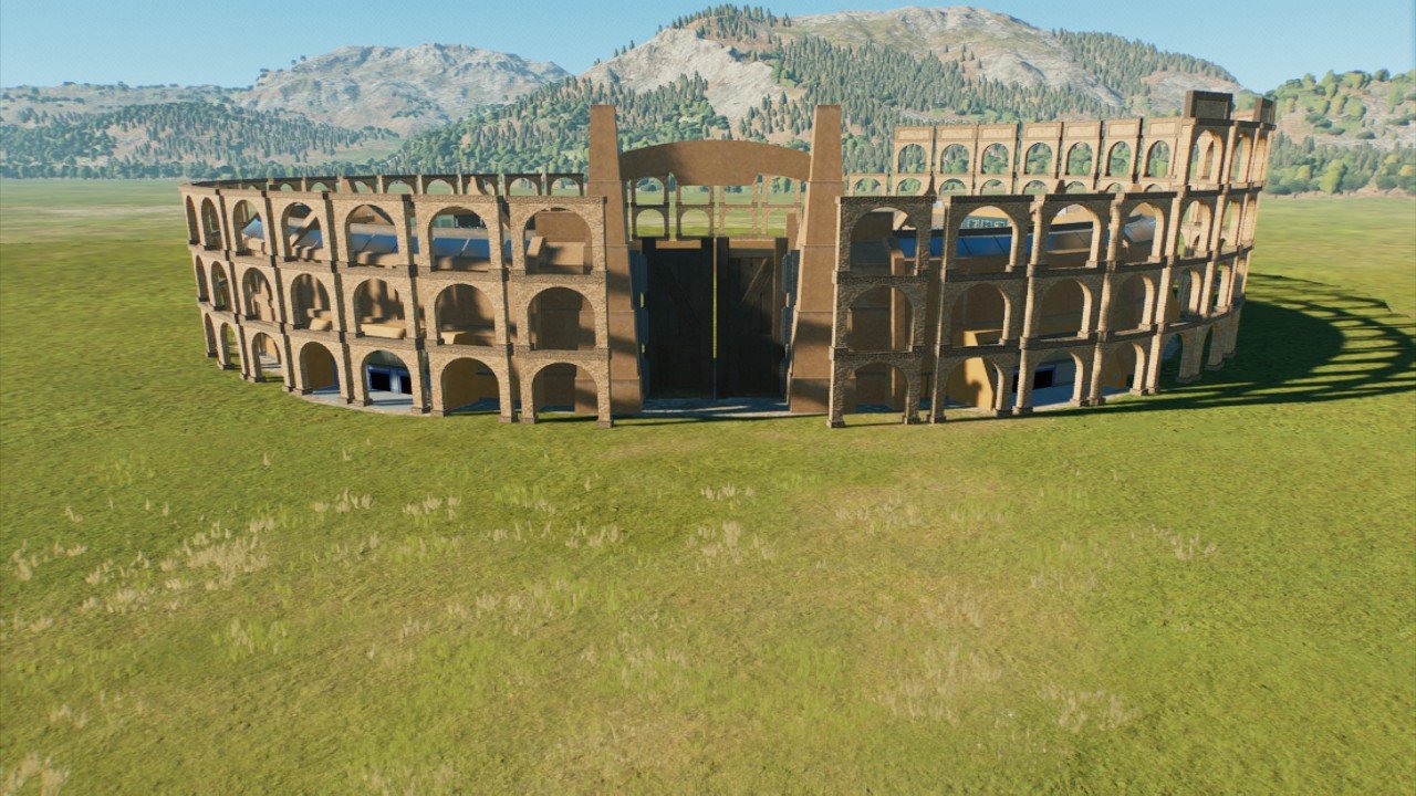 ancient roman colosseum - Workshop - Jurassic World Evolution 3