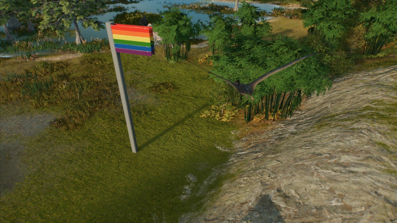 Rainbow flag - 创意工坊 - 《侏罗纪世界：进化 3》