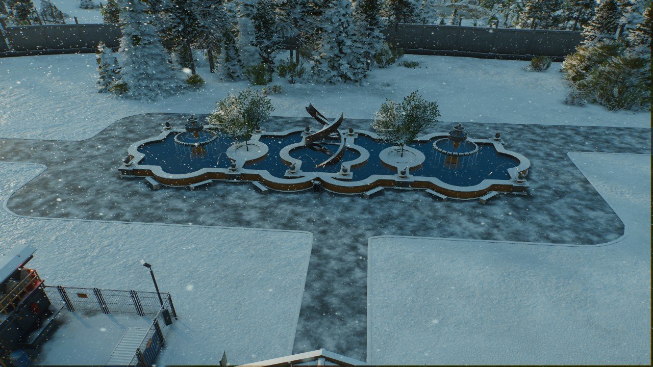 Rectangular Fountain - Workshop - Jurassic World Evolution 3