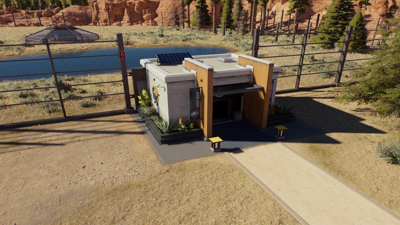 DIN - Remote Viewing Dome Entrance - Workshop - Jurassic World Evolution 3