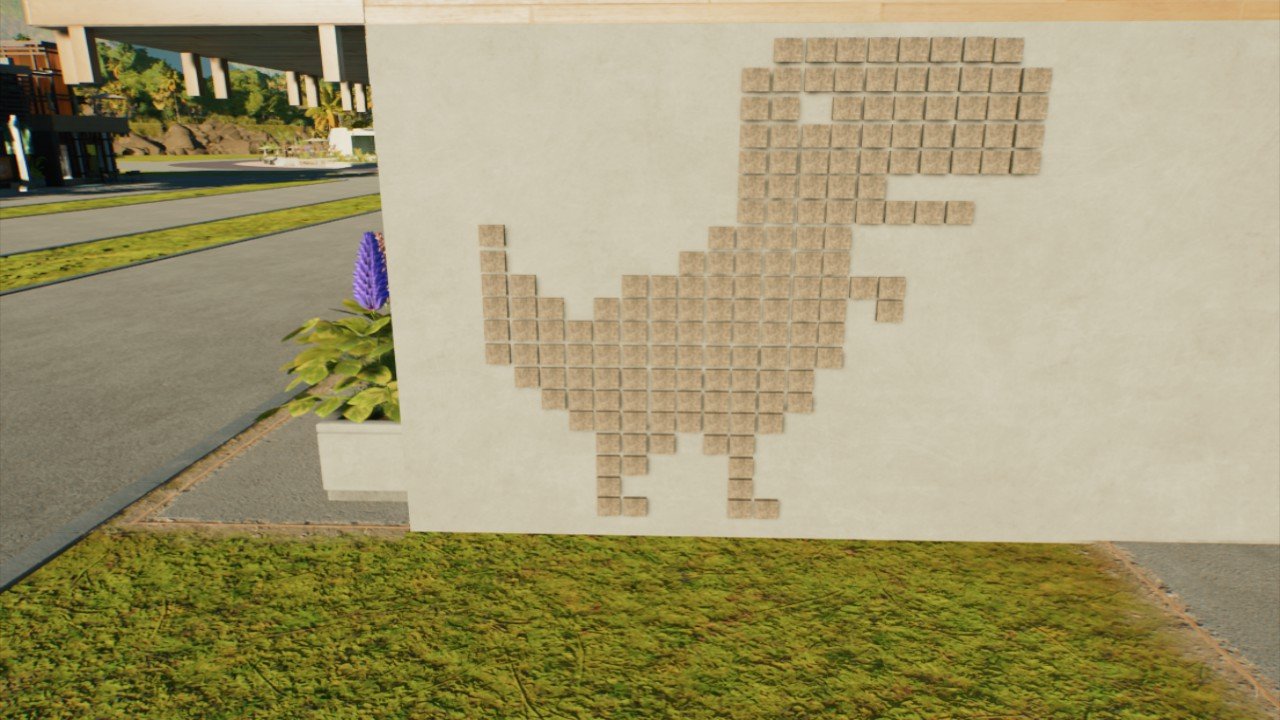 No Internet dinosaur pixel art - Workshop - Jurassic World Evolution 3