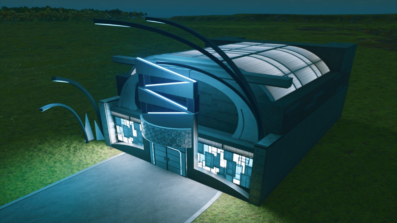 modern neon amenity - Workshop - Jurassic World Evolution 3