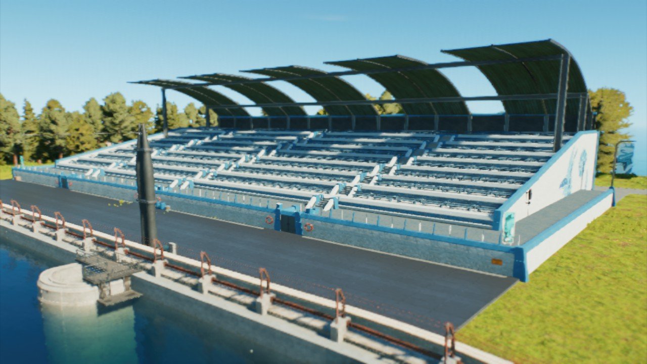 Lagoon Large Viewing Platform Stadium Aquatic Seating + Amenity ...