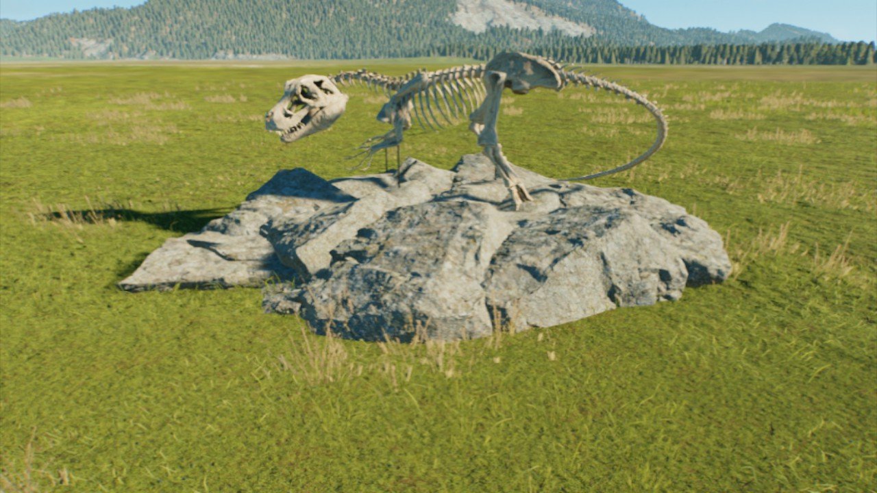 Indominus Rex (?) Skeleton (Plain) - Workshop - Jurassic World Evolution 3