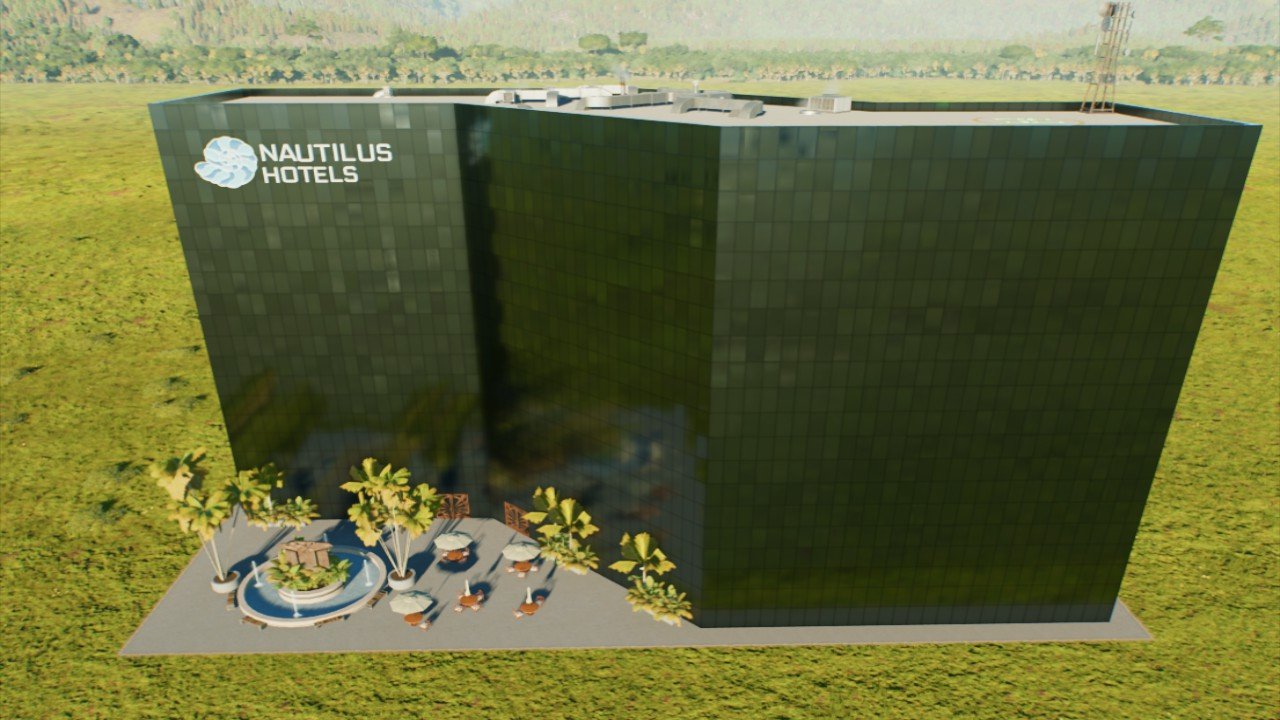 Large Sized Hotel - Nautilus Hotel - Workshop - Jurassic World Evolution 3