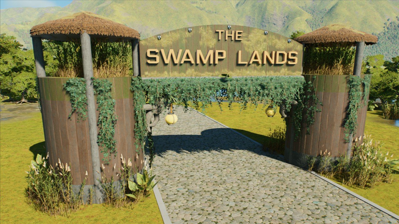 The Swamp Lands Entry Way - Workshop - Jurassic World Evolution 3