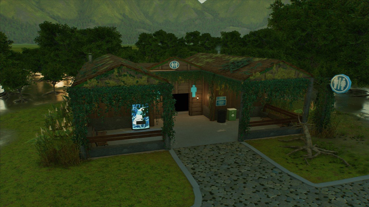 Restroom Wetlands Swamp Theme - 창작마당 - 쥬라기 월드 에볼루션 3