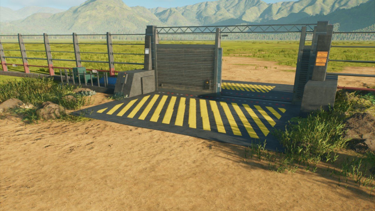 Exhibit Gate shell - Workshop - Jurassic World Evolution 3