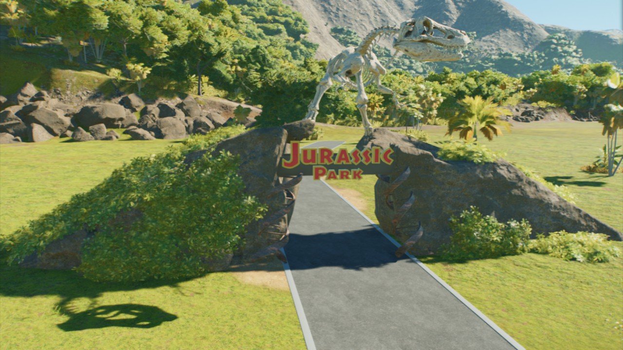 John Bell Concept style T. rex Arch - Workshop - Jurassic World Evolution 3