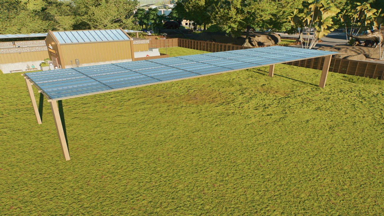 Large path glass sky light roof - Workshop - Jurassic World Evolution 3