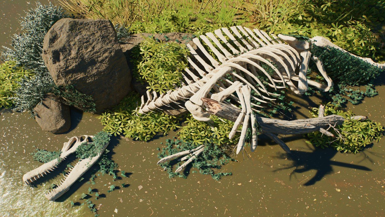 Old Spinosaurus Skeleton - Workshop - Jurassic World Evolution 3