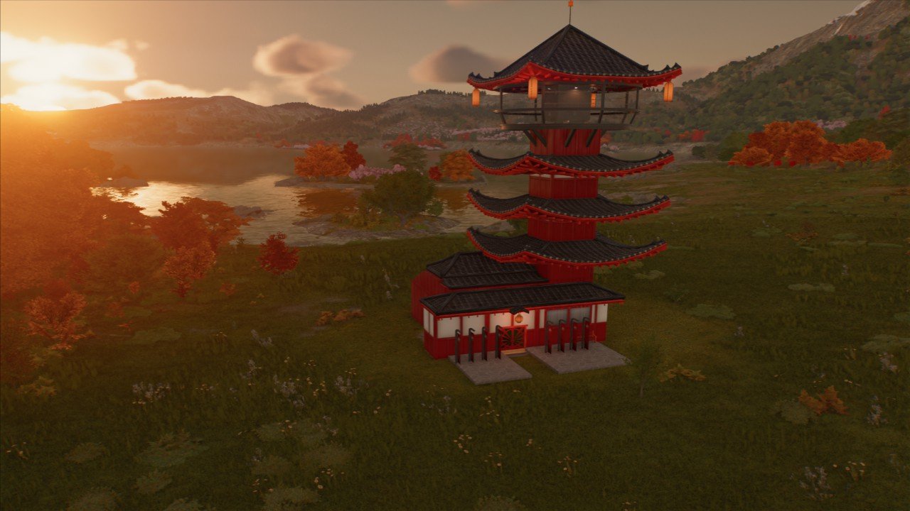 Japanese Viewing Tower - Workshop - Jurassic World Evolution 3