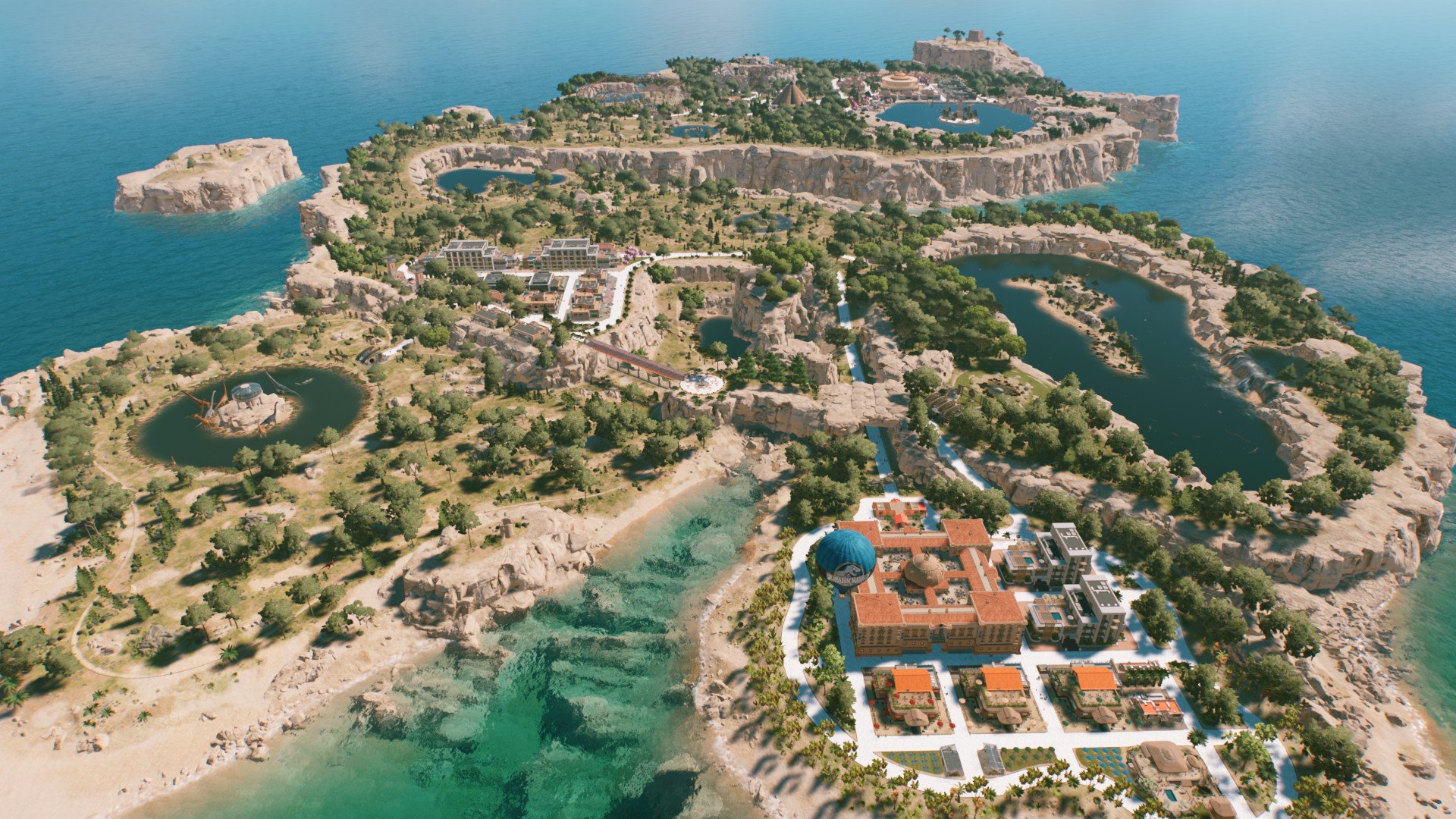 JWE 3 New Malta (full park) - Jurassic World Evolution 3 creation ...