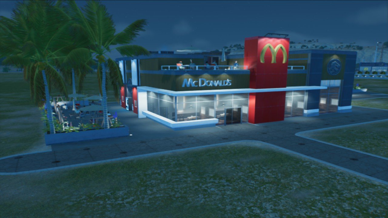 Mc Donald's Tienda de comida - Workshop - Jurassic World Evolution 3