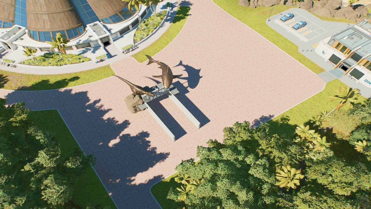 Jurassic park w entrance - Jurassic World Evolution 3 creation ...