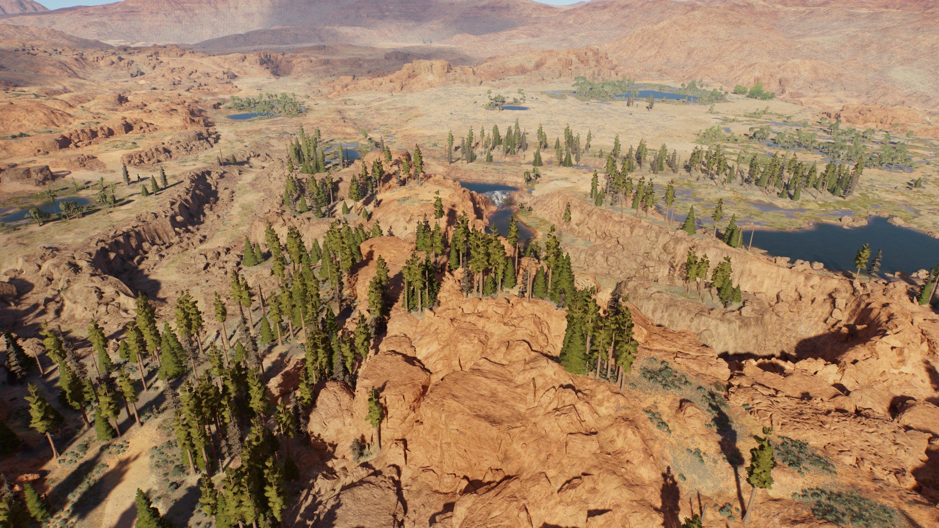 Desert valley - Jurassic World Evolution 3 creation - Frontier Workshop
