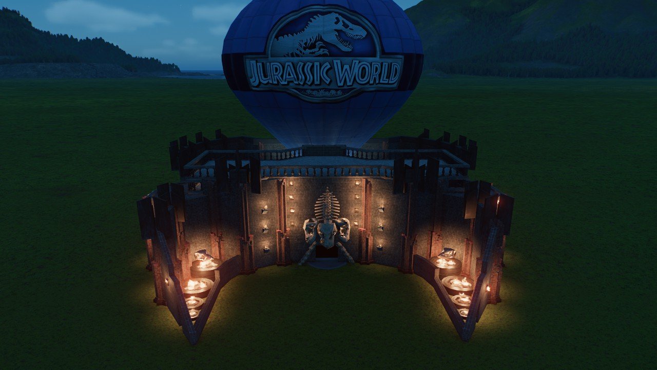 ballon fire Castle - Workshop - Jurassic World Evolution 3