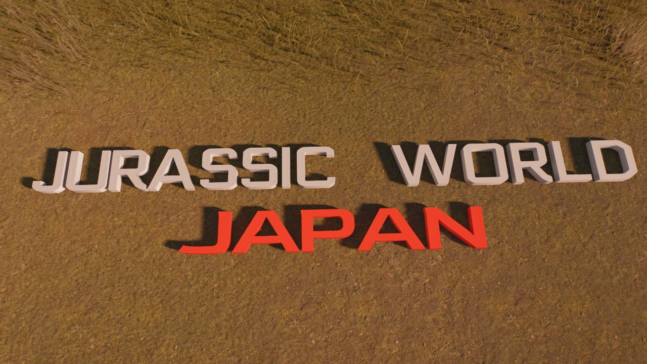 Jurassic World Japan sign - Workshop - Jurassic World Evolution 3