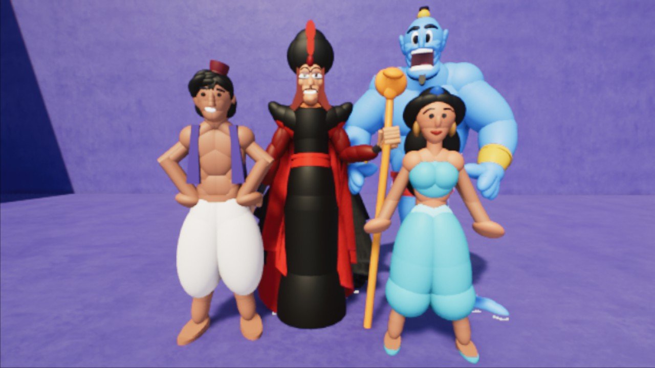 Disney Aladdin Characters - Workshop - Planet Coaster 2