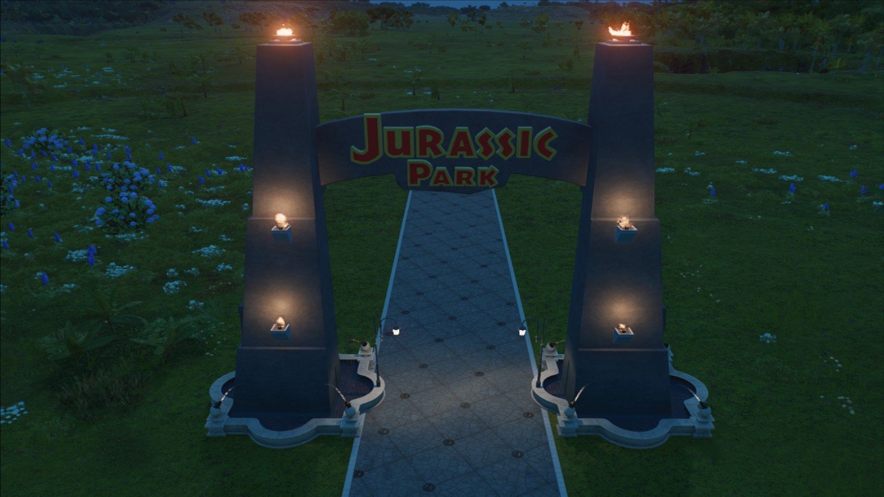 Very Basic Jurassic Park Gate - Workshop - Jurassic World Evolution 3