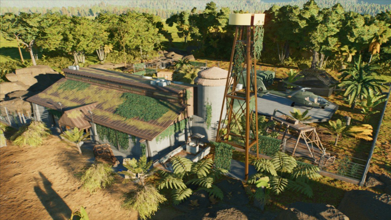 Makeshift Ingen Hunter Camp - Workshop - Jurassic World Evolution 3