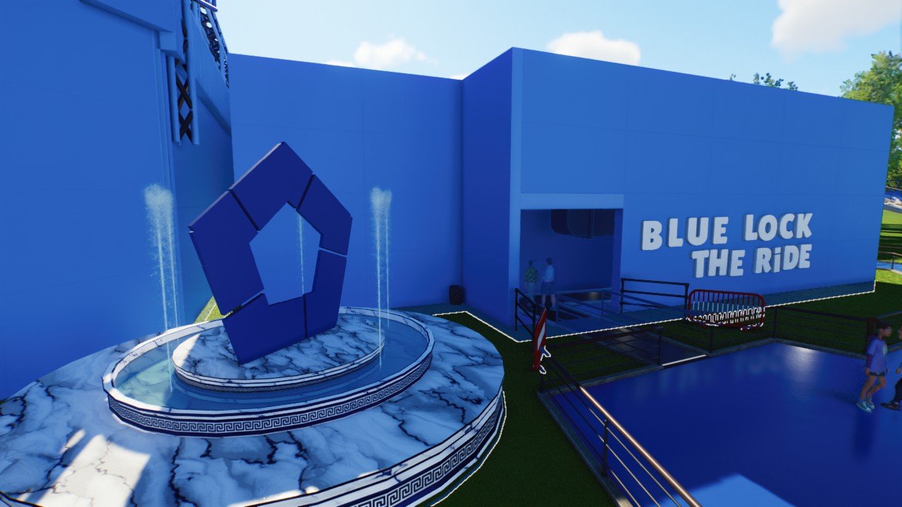 Blue lock The ride - Planet Coaster 2 creation - Frontier Workshop