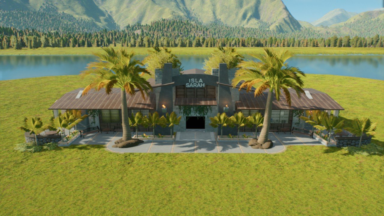ISLA SARAH park arrival point - Workshop - Jurassic World Evolution 3