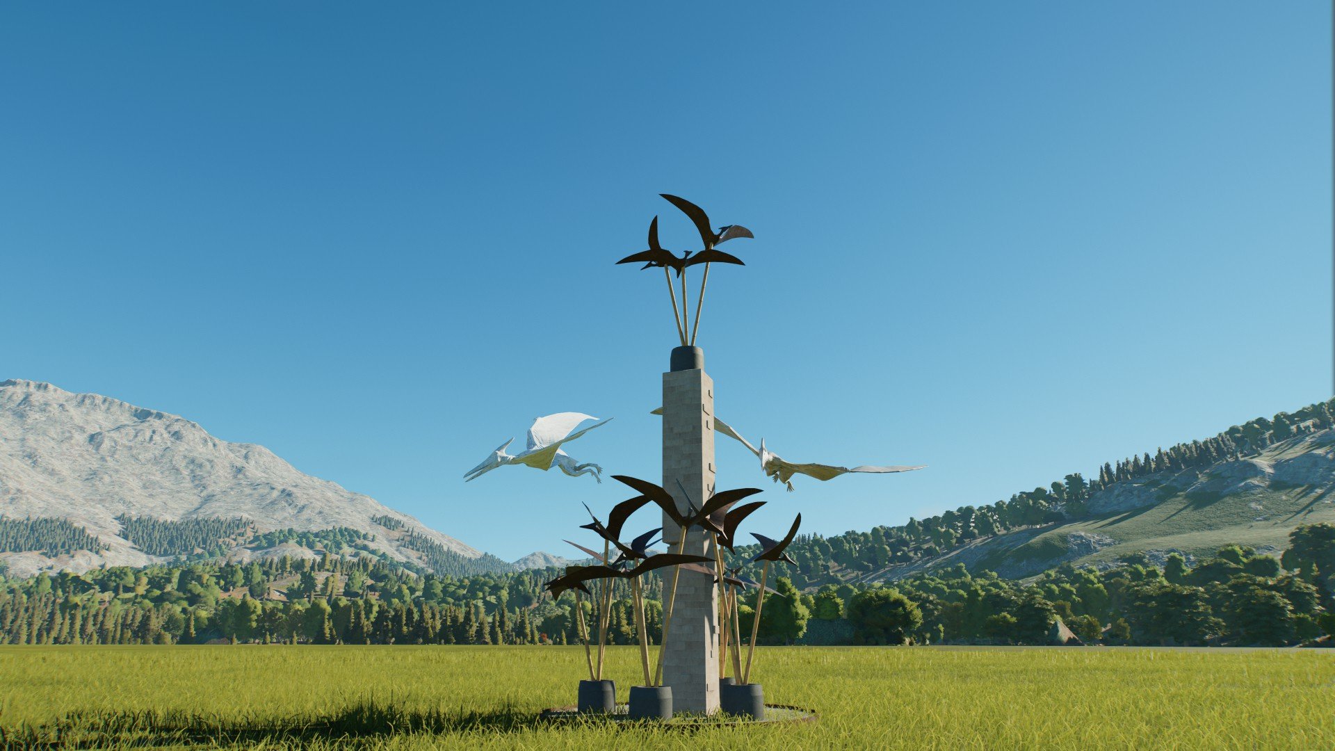 Pterodactyl post - Workshop - Jurassic World Evolution 3
