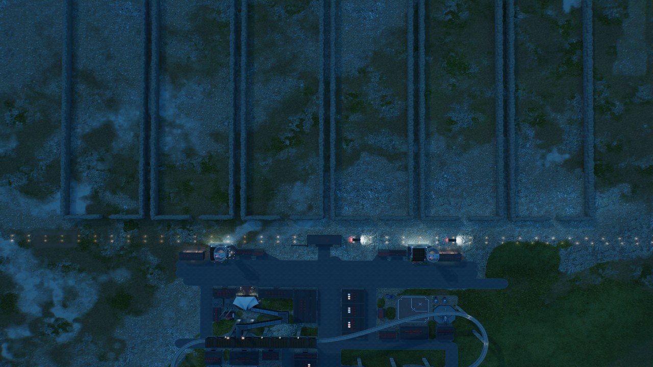 Town: Double-Path Layout With 5X5 Pens - Workshop - Jurassic World ...