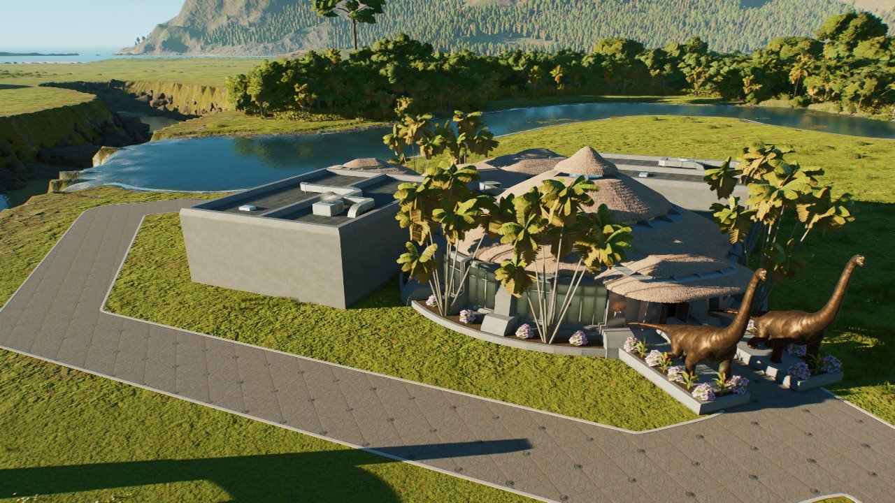 JURASSIC PARK MUSEUM - Jurassic World Evolution 3 creation - Frontier ...