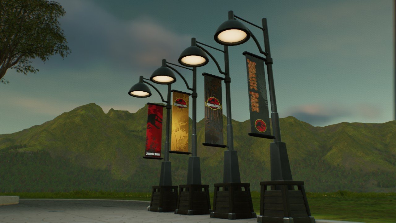 Lamp Post Pack - Jurassic Park Edition - 创意工坊 - 《侏罗纪世界：进化 3》