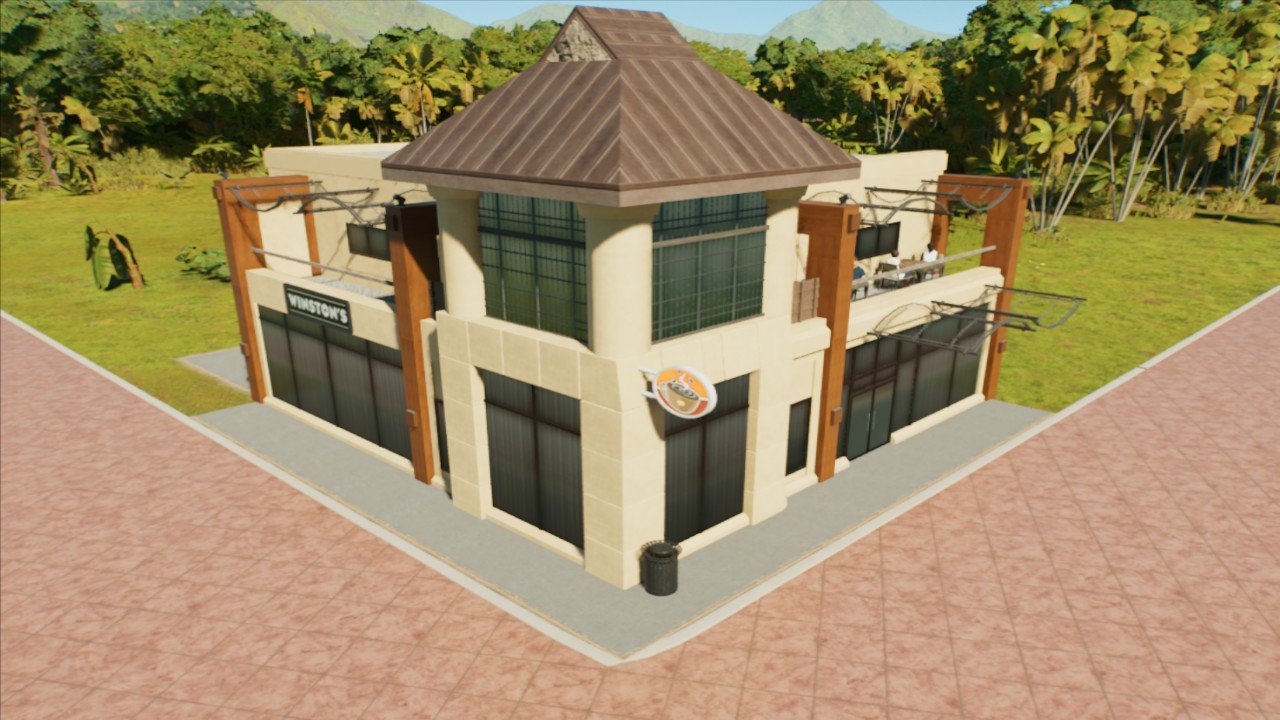 Main street building 1a - Workshop - Jurassic World Evolution 3