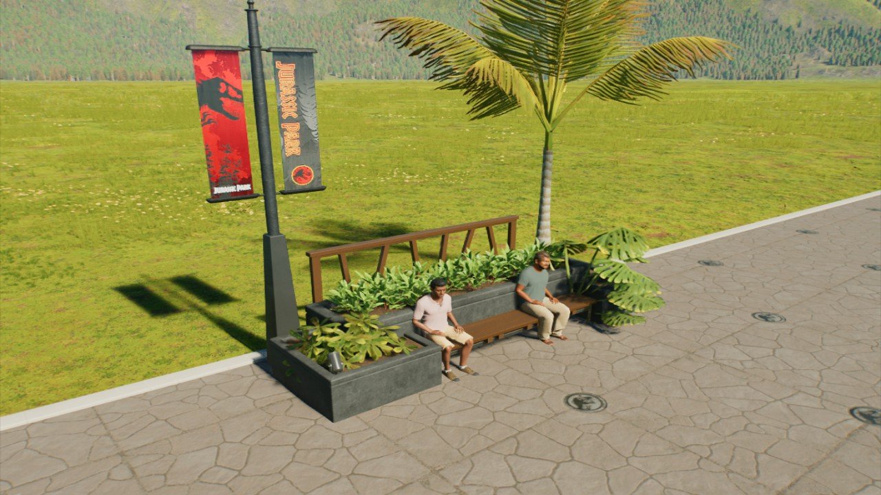 Minimalist Bench - Workshop - Jurassic World Evolution 3