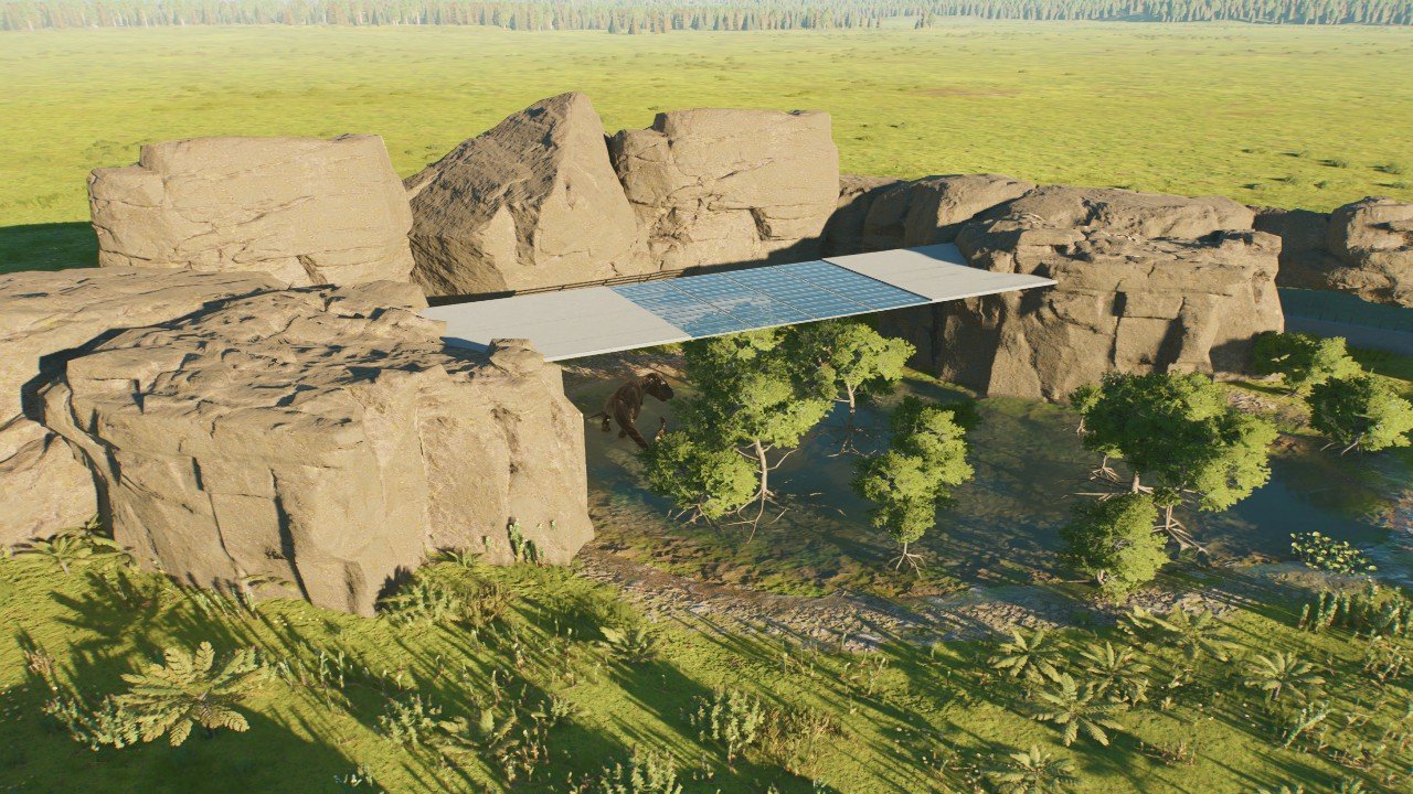 Glass bridge walkway - Workshop - Jurassic World Evolution 3