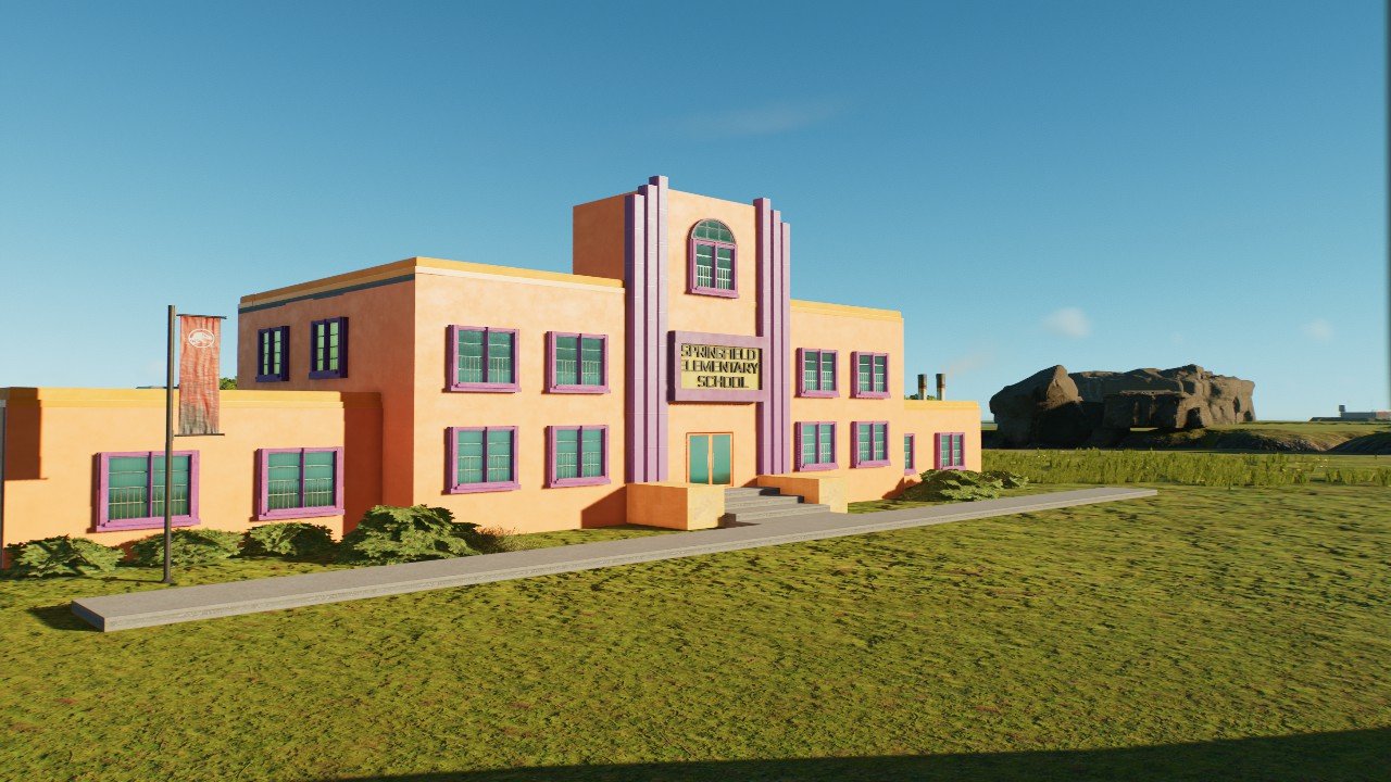 Springfield Elementary School - Workshop - Jurassic World Evolution 3