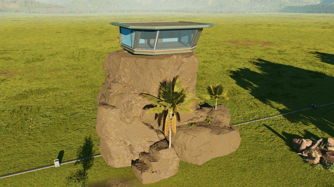 Rock top viewing platform - Workshop - Jurassic World Evolution 3