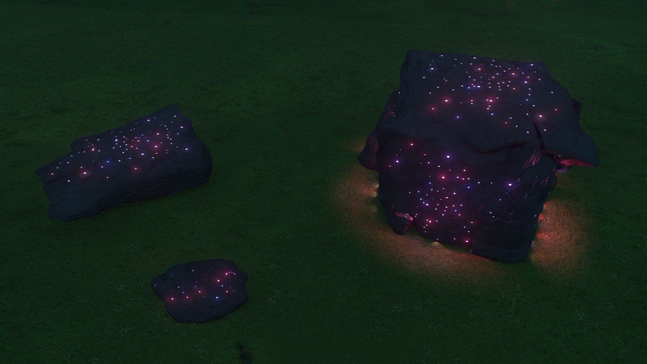 Bioluminescent rocks - Workshop - Jurassic World Evolution 3