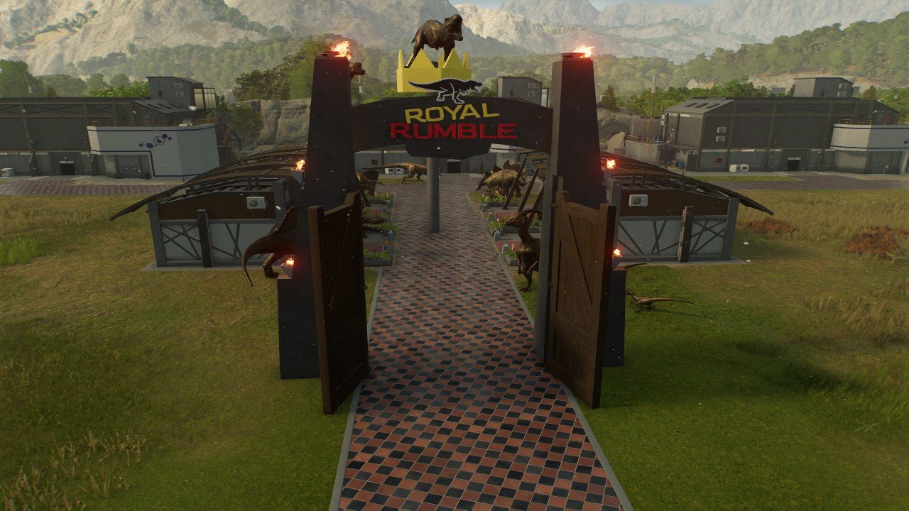 Royal rumble entrance arch - Workshop - Jurassic World Evolution 3