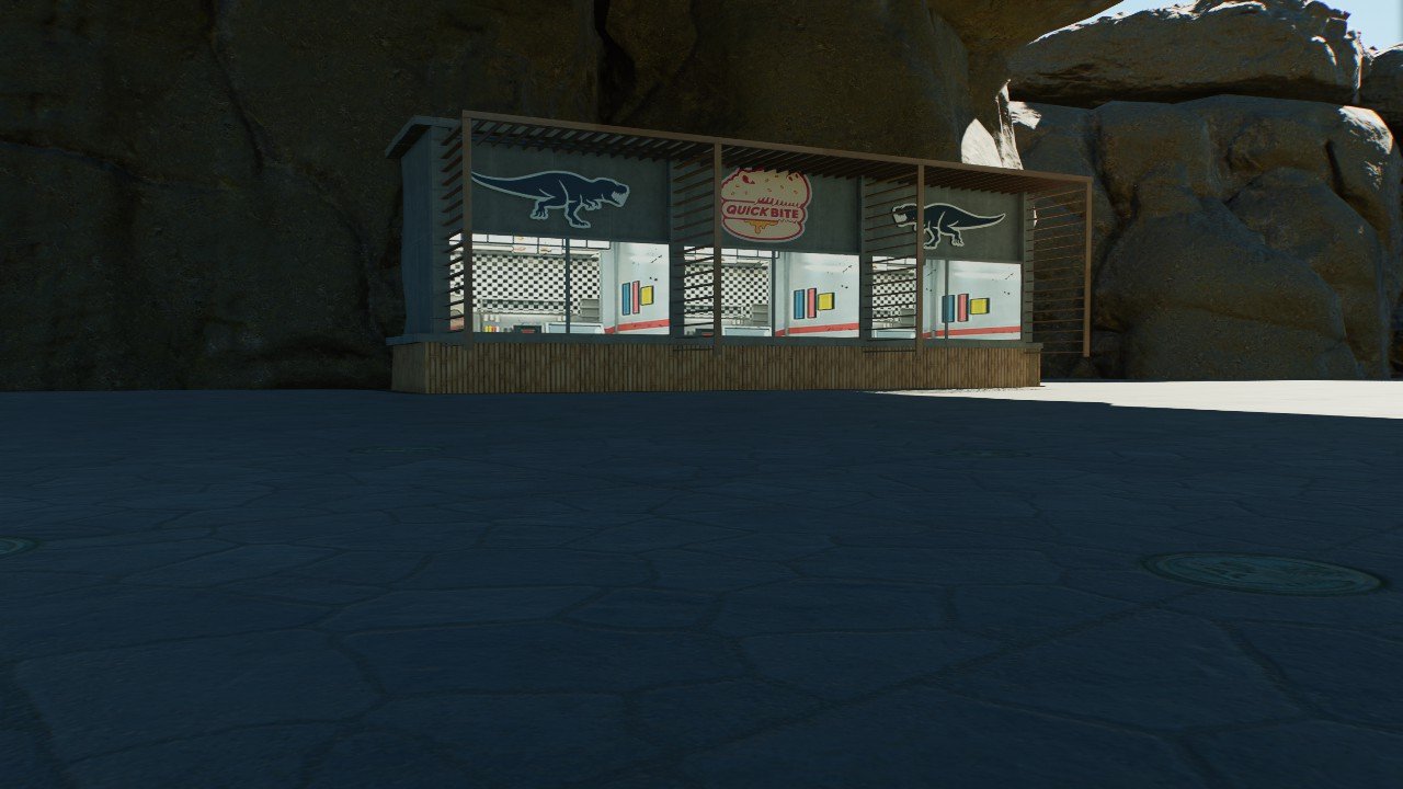 Small food inside a rock wall - 创意工坊 - 《侏罗纪世界：进化 3》