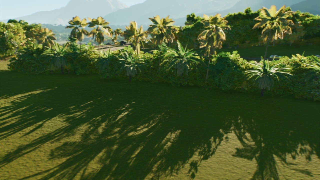 Tropical Bush and Tree Line - Workshop - Jurassic World Evolution 3