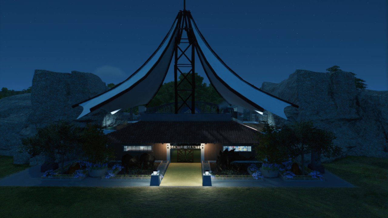 Modern Gentle Giants Building - Workshop - Jurassic World Evolution 3